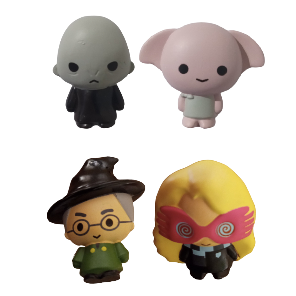 GOGO CACAU SHOW HARRY POTTER CAIXA ENIGMA DOBBY VOLDEMORT LUNA MINERVA ...