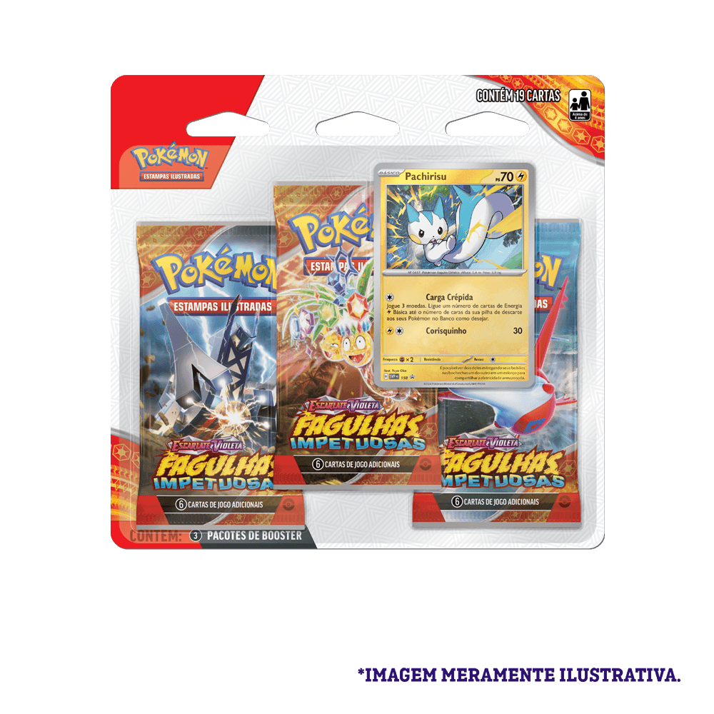 Pokémon Triple Pack Varias Coleções Escarlate e Violeta | Shopee Brasil