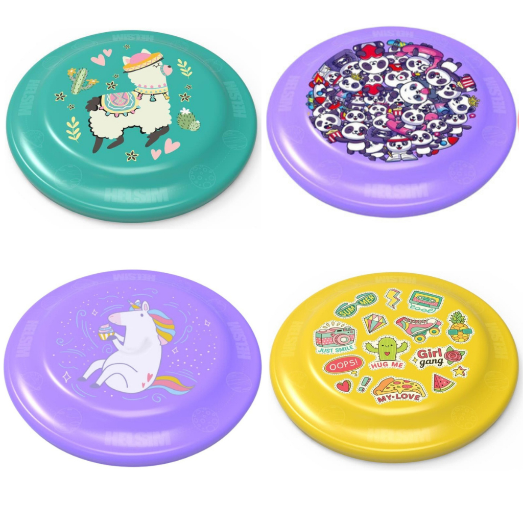 Kit Disco Frisbee c/ 4 brinquedo de arremesso ao ar livre | Shopee Brasil