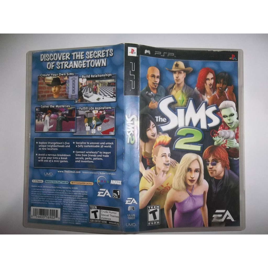 psp the sims 2 | Shopee Brasil
