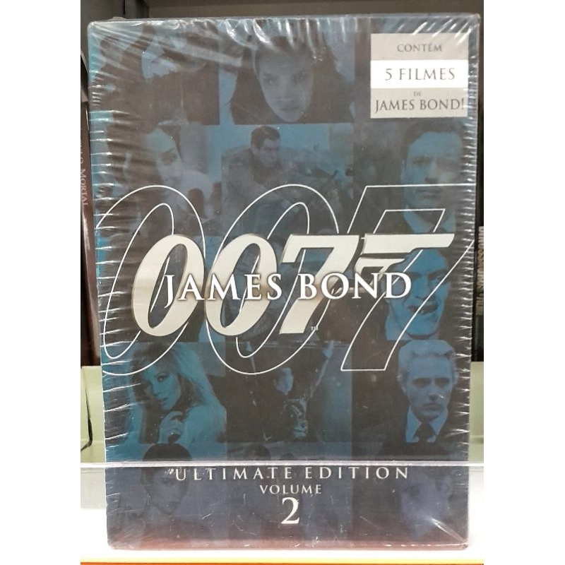 Dvd Box 007 Ultimate Edition - Volume 2 - 5 Filmes Duplos C/ Luva - 10 Discos (Novo/Original ...