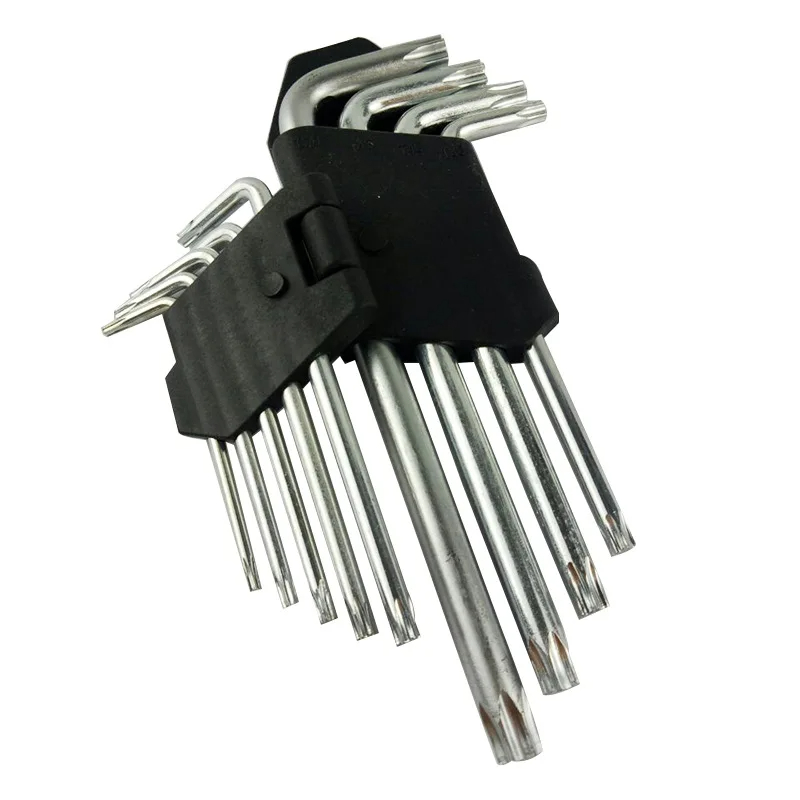 Kit Chave Torx Curta + Kit Allen 18pcs Aço Cromo | Shopee Brasil