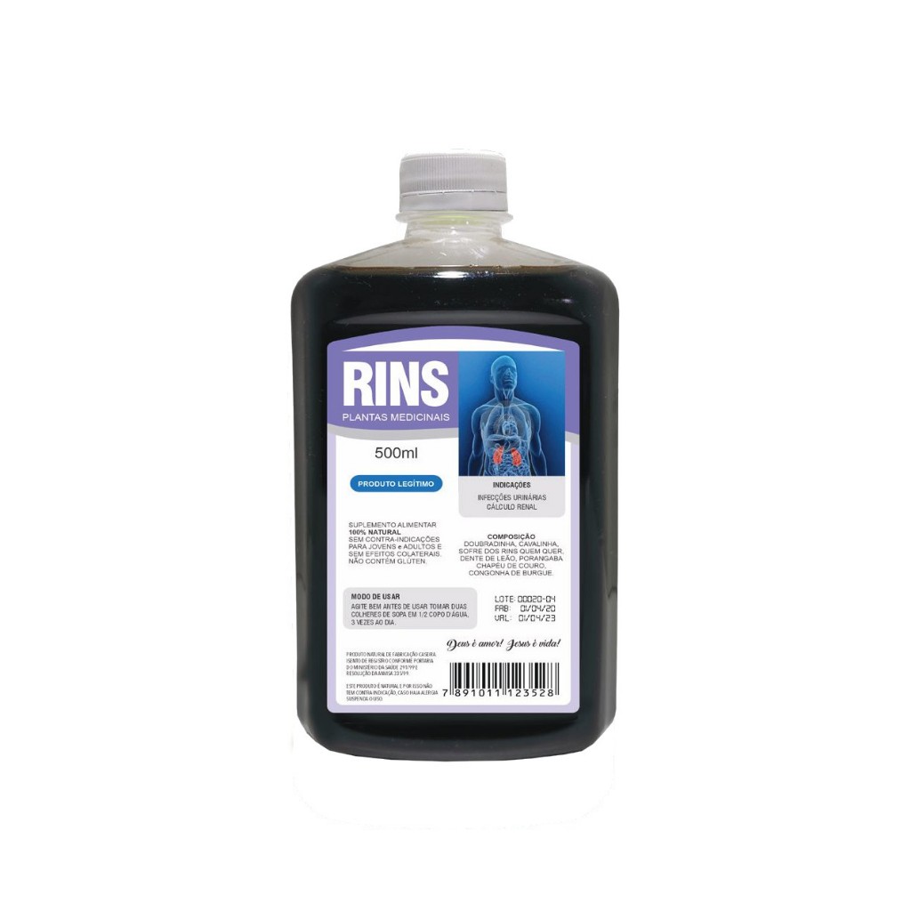 Kit 2 Unidades Chá de Rins 500ml Plantas Medicinais | Shopee Brasil