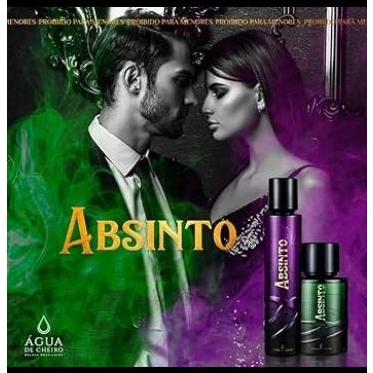 Kit Absinto Secreto Shot (Deo Colônia + Hidratante + Batom)Original ...