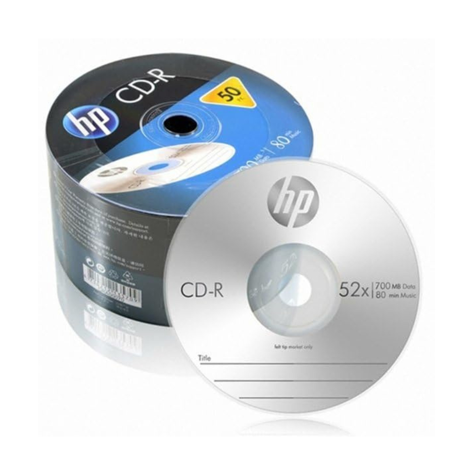 15 unidades de Mídia Virgem CD-R 52x 700mb 80min - HP C/envelope ...