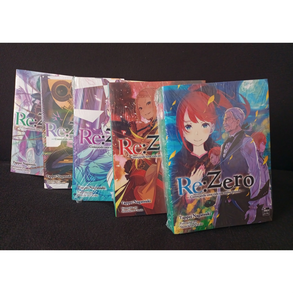 Livros / Novels : Re:Zero (16, 17, 18, 19 e 20) | Shopee Brasil