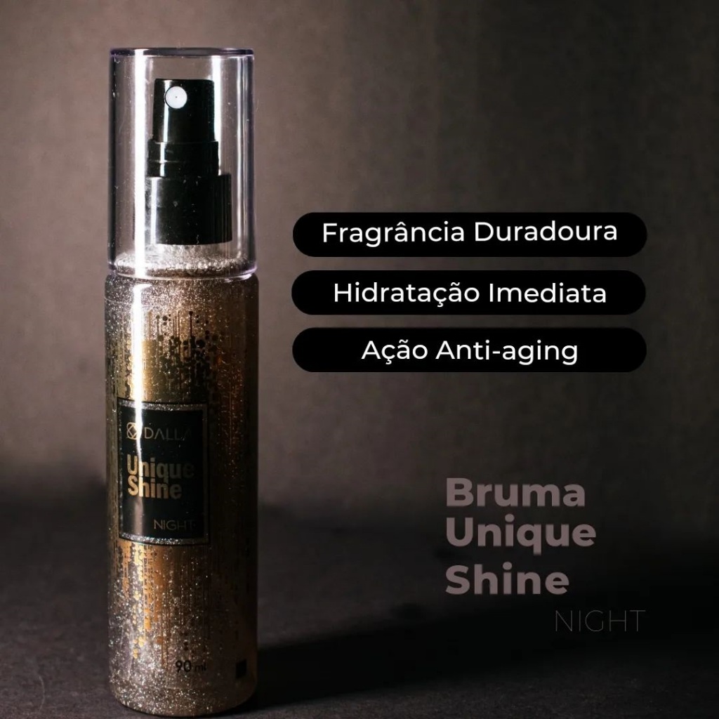 BRUMA ILUMINADORA UNIQUE SHINE NIGHT - 03 | Shopee Brasil