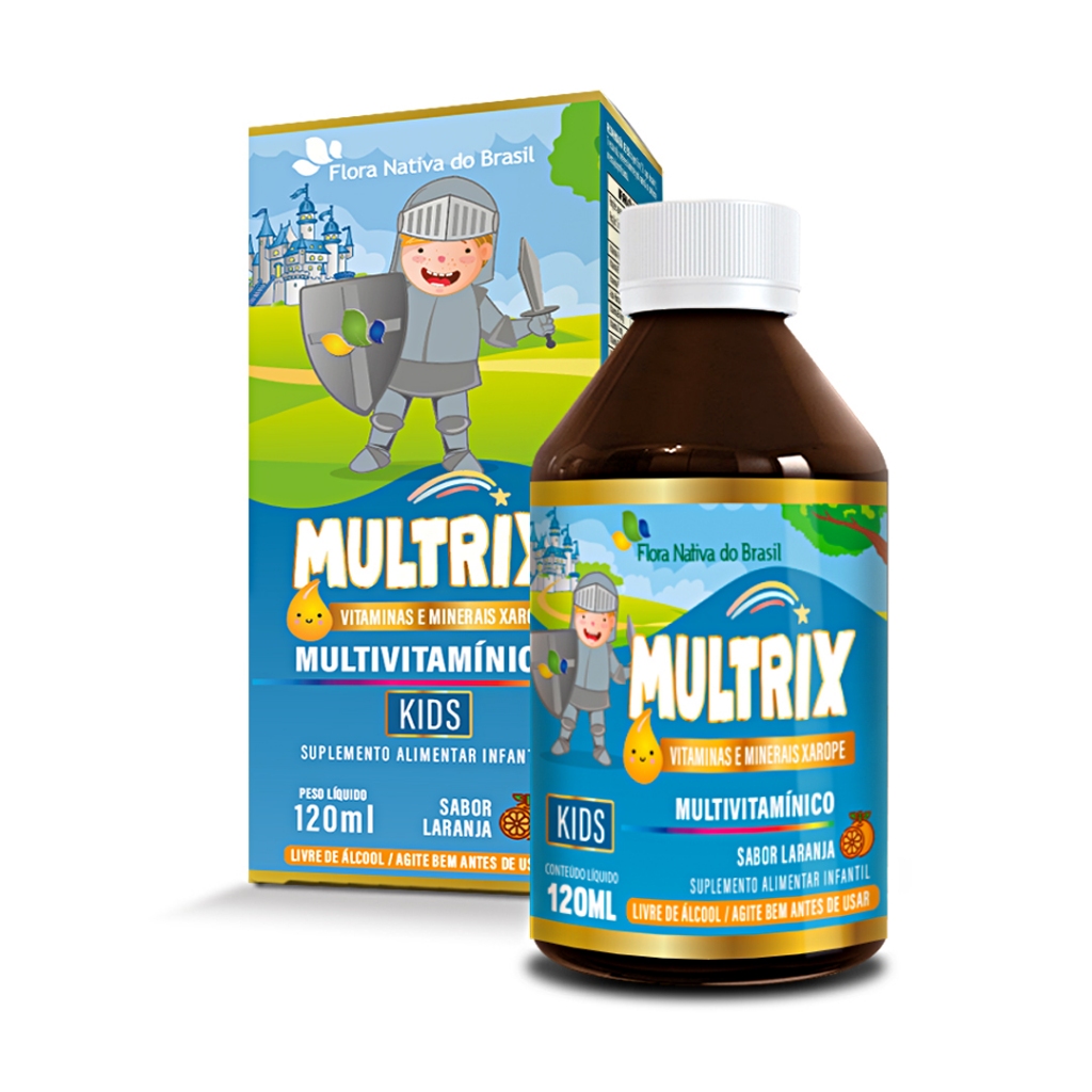 Multrix Suplemento Infantil em Xarope Multivitamínico de A a Z 120ml ...