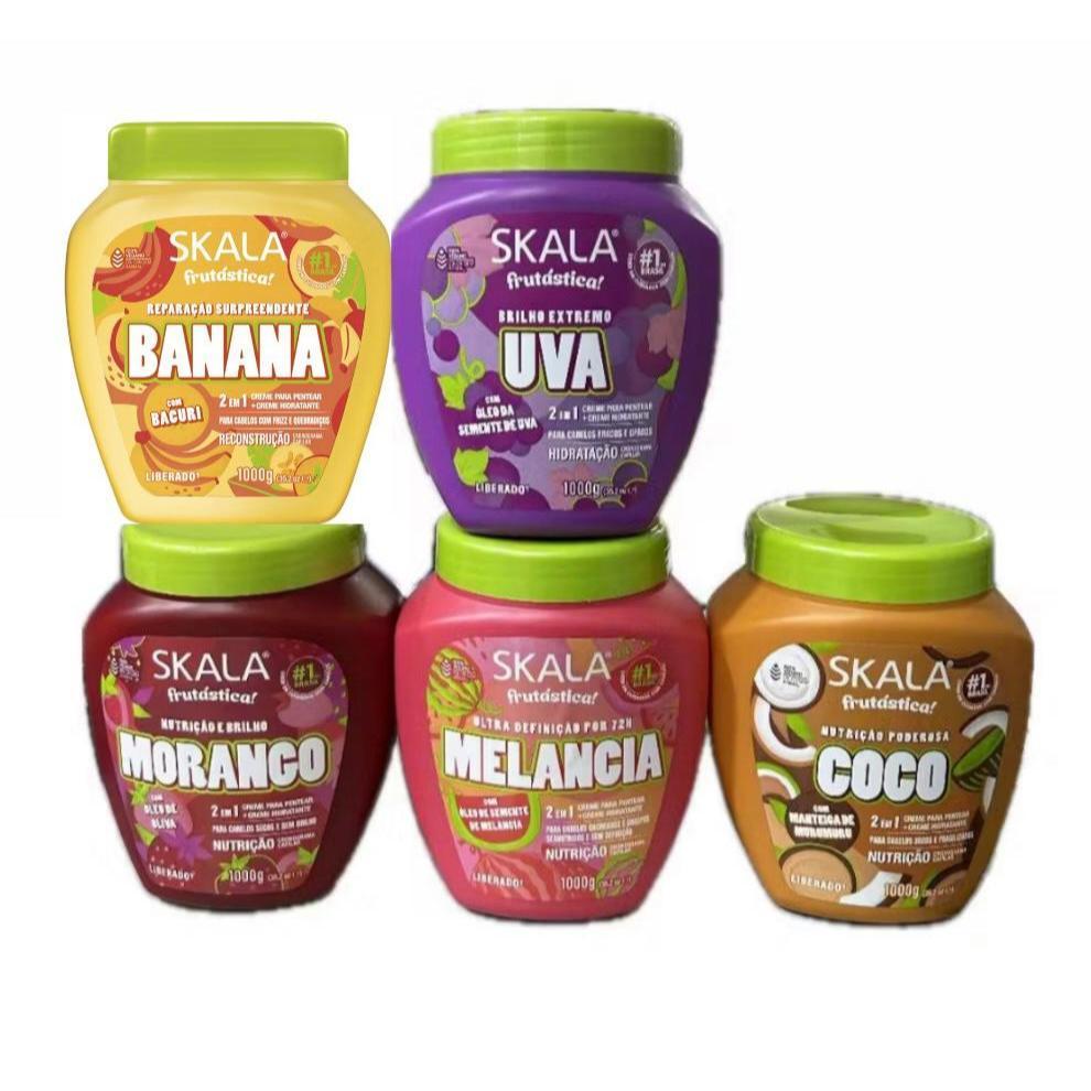 Creme de Tratamento Skala Frutastica 1kg (escolha o seu) | Shopee Brasil