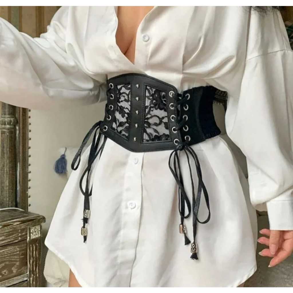 Cinto Corset Basico Elastico | Shopee Brasil