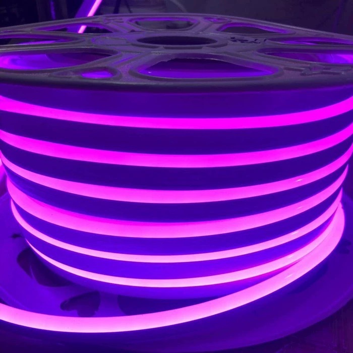 1 por 10 Metros Mangueira Fita LED Neon Flex Roxo 110V Com Conector ...