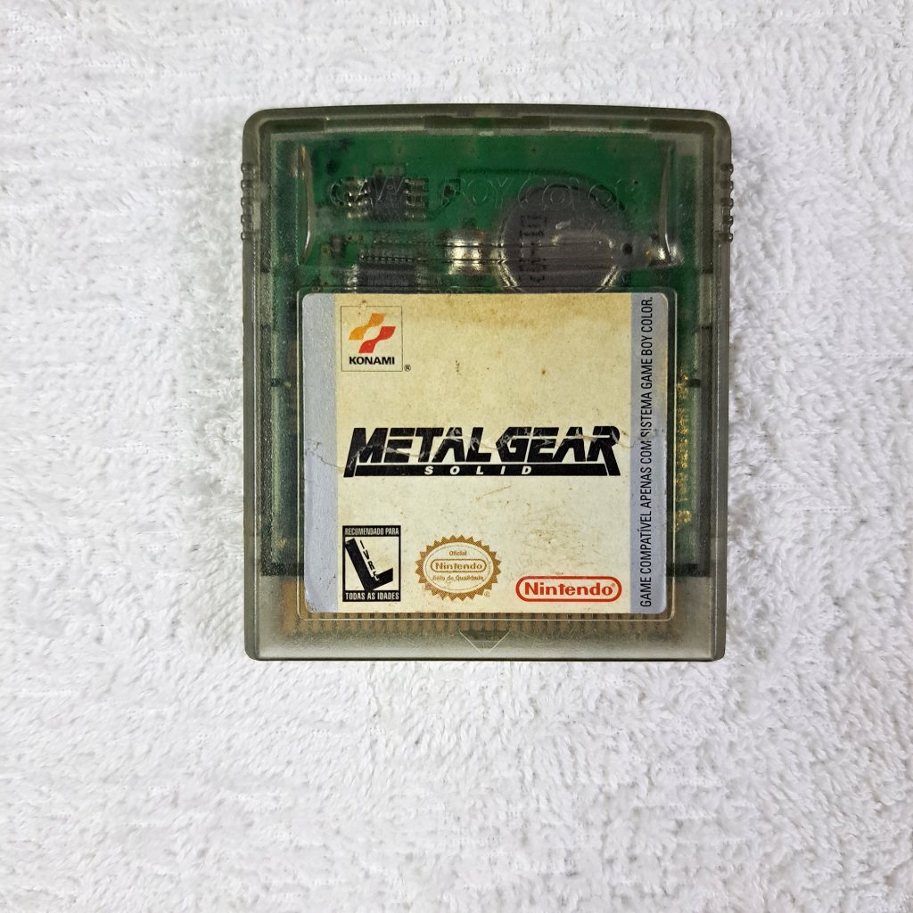 Metal Gear Solid Original Nintendo Gameboy Color | Shopee Brasil