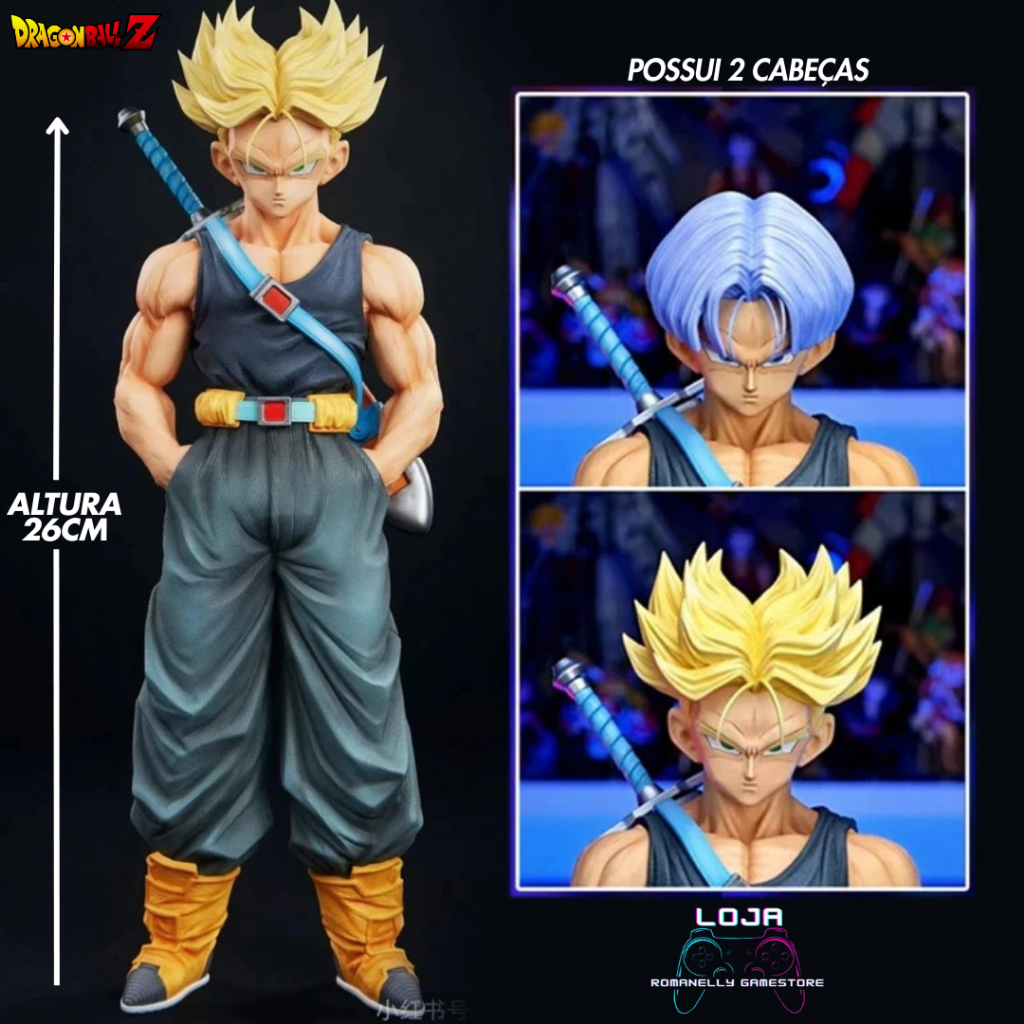 Trunks Super Saiyajin 26cm Action Figure Dragonball Z Figura de Ação ...