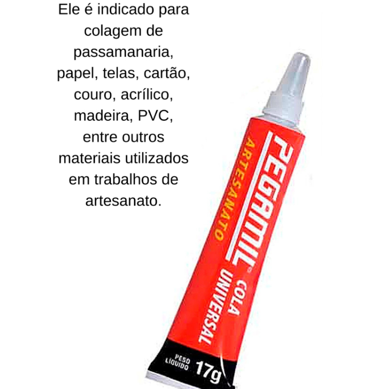 Cola Universal Pegamil 17 Gramas Para Artesanato - Und | Shopee Brasil