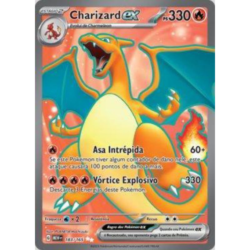 Charizard EX (183/165) / Jinx EX (191/165) - Pokémon TCG - Full Art ...