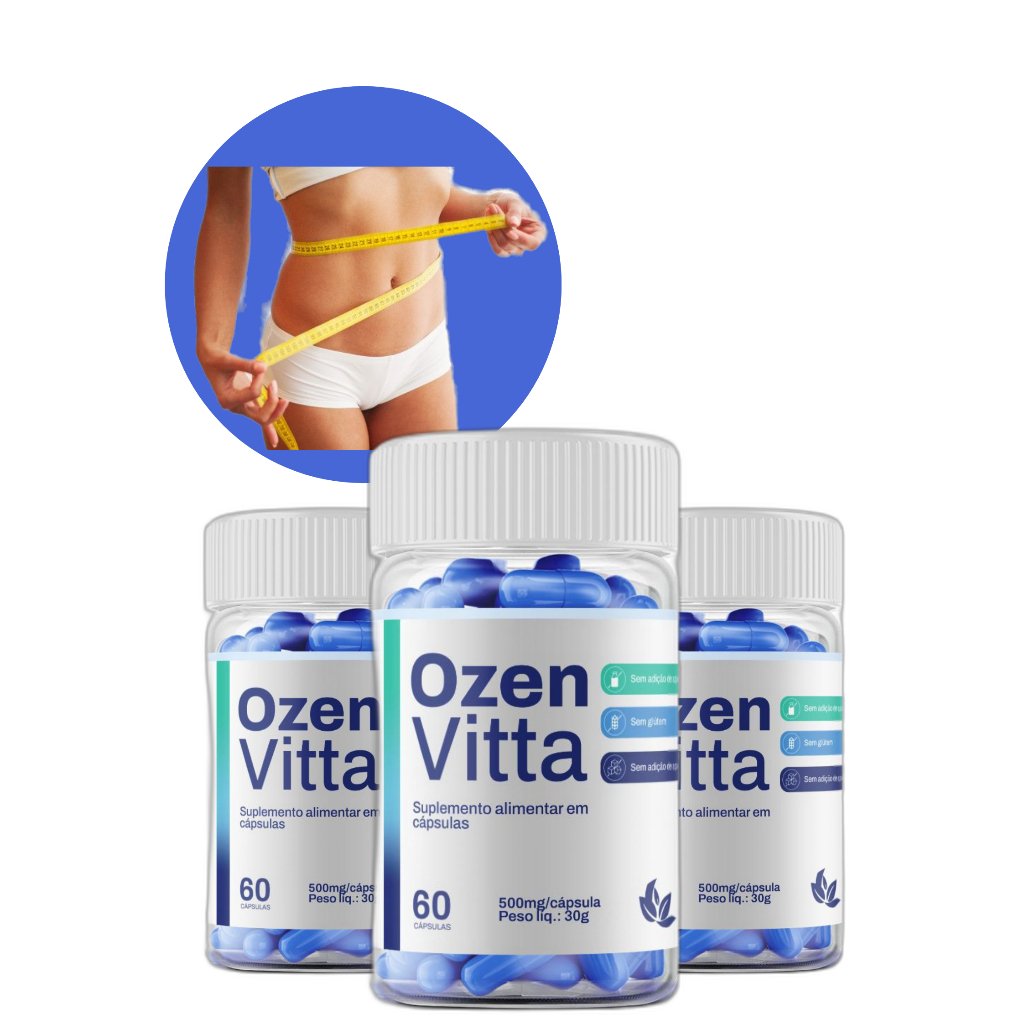 Kit 3 Potes OzenVitta Suplemento Emagrecedor Seca Barriga | Shopee Brasil