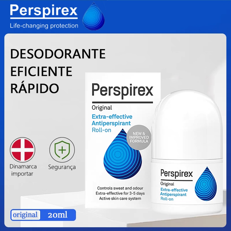 Perspirex Desodorizante Original 20ml Antitranspirante Para Cheiro Suor Bromidrose Odor Axilas
