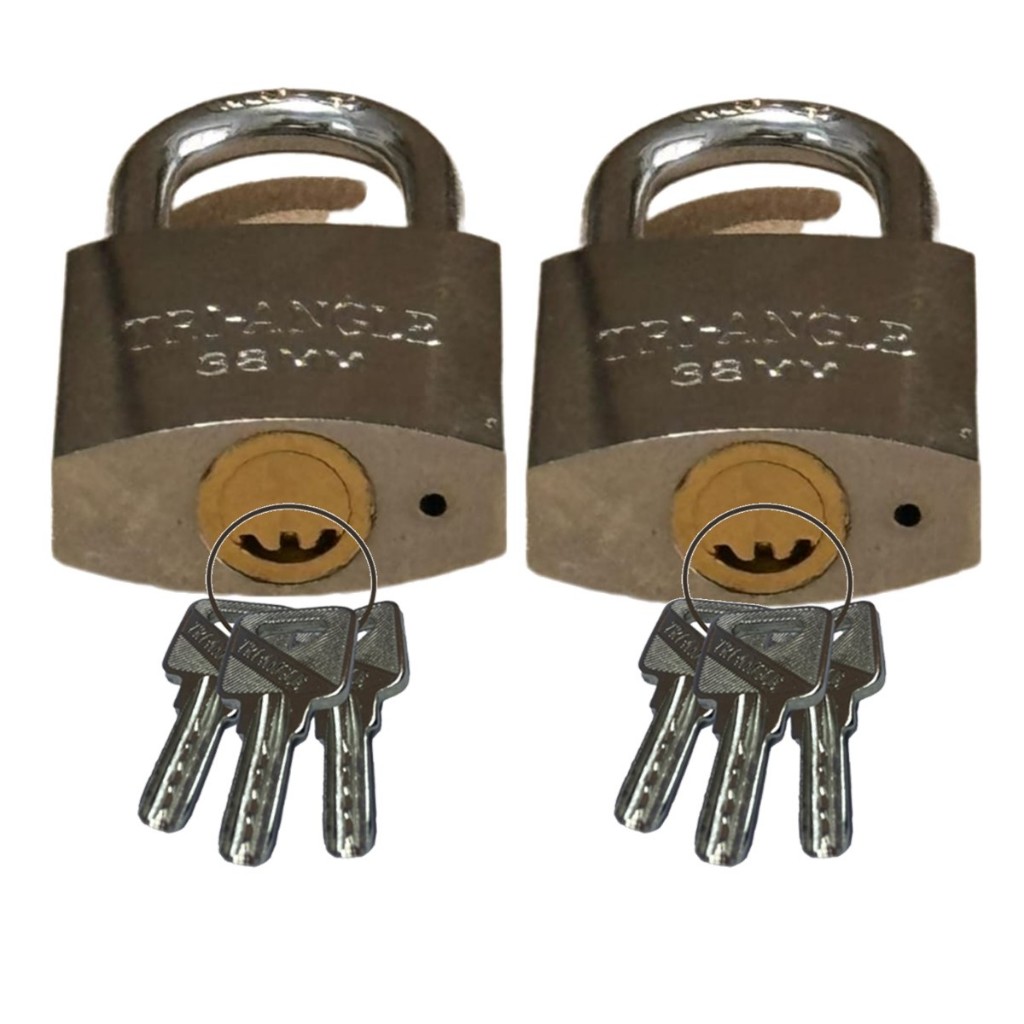 Cadeado Prevenção Antifurto Chave Atomica 38MM Chave Anti-Mixa ...