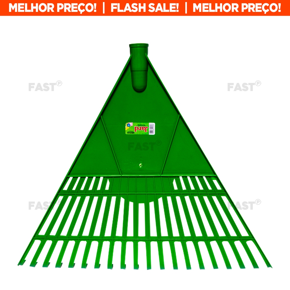 Rastelo Plástico Vassoura de Jardim Resistente 22 Dentes | Shopee Brasil