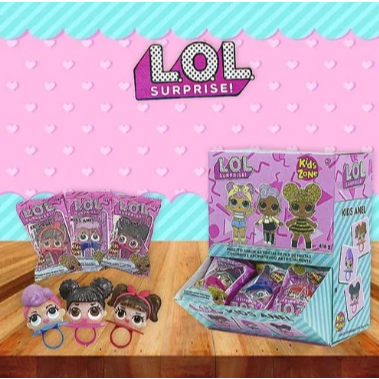 BOX C/32 UNIDADES ANEL PIRULITO LOL - KIDS ZONE | Shopee Brasil