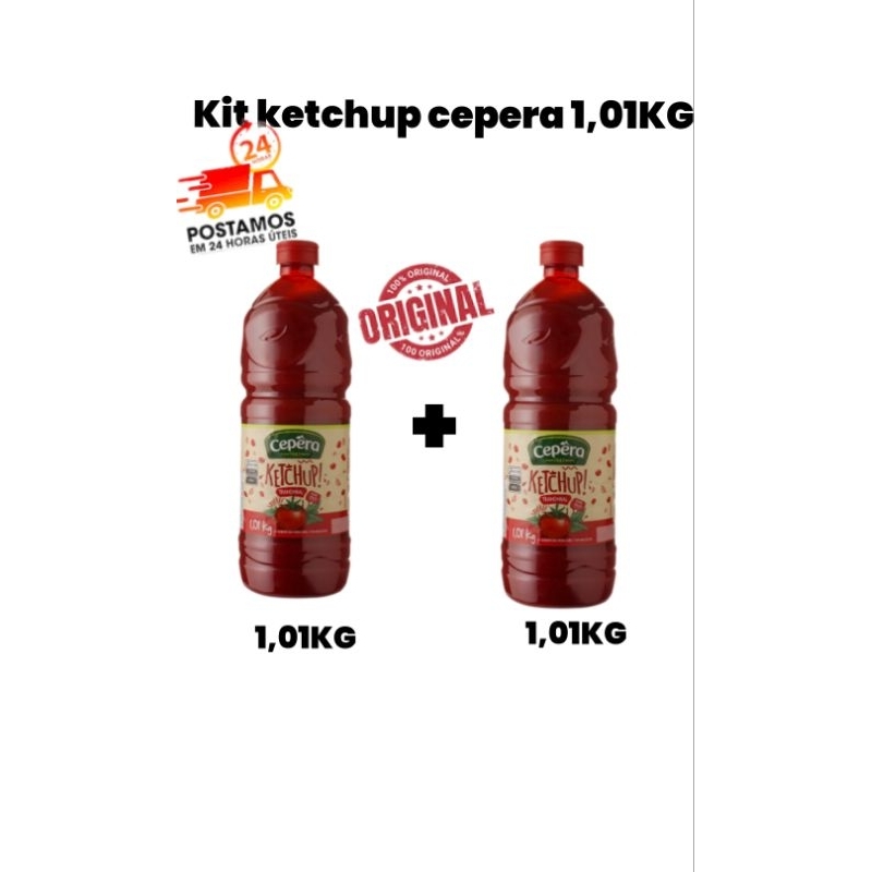 kit ketchup cepera 1,01KG | Shopee Brasil