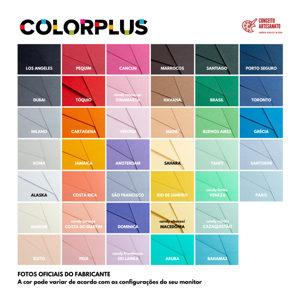 Papel Color Plus 180g - A4 - 50 folhas | Shopee Brasil