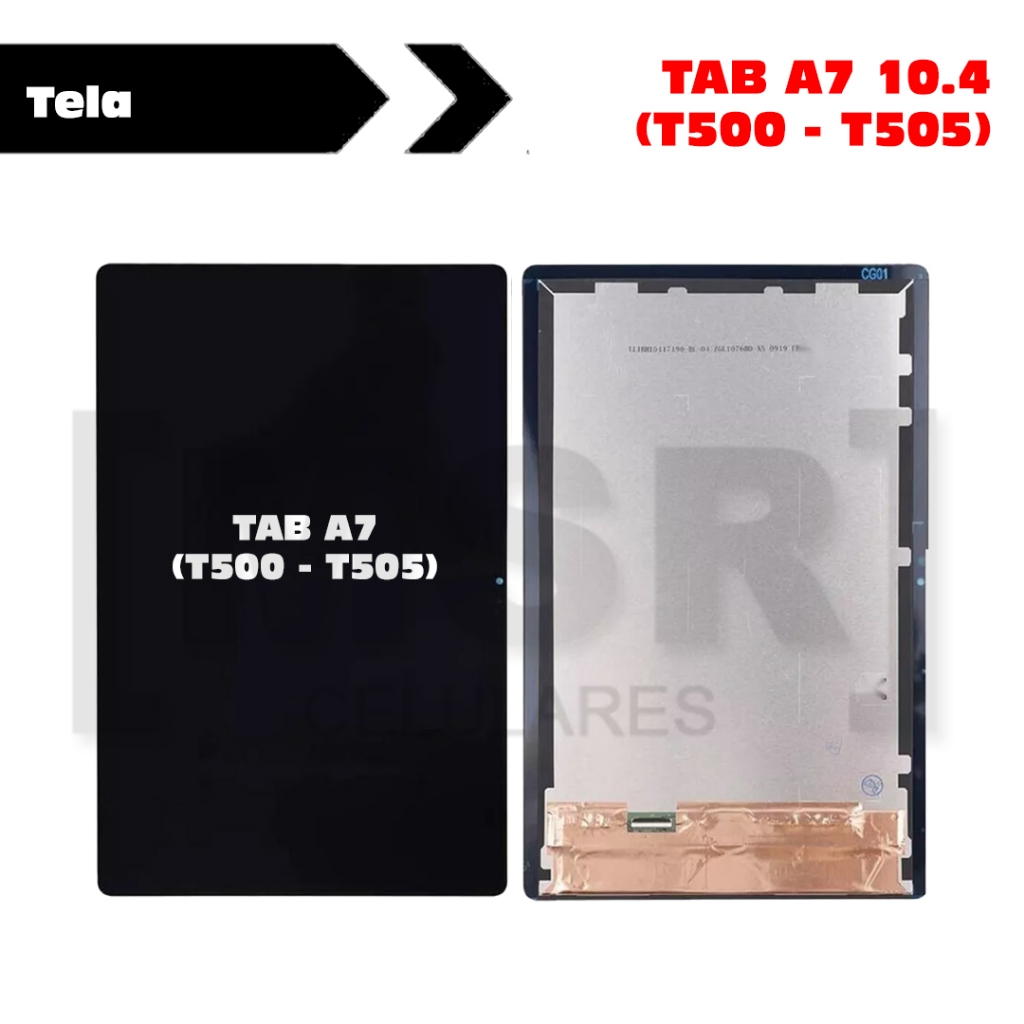 Tela frontal tablet SAMSUNG modelo TAB A7 10.4 (T500 - T505) | Shopee ...