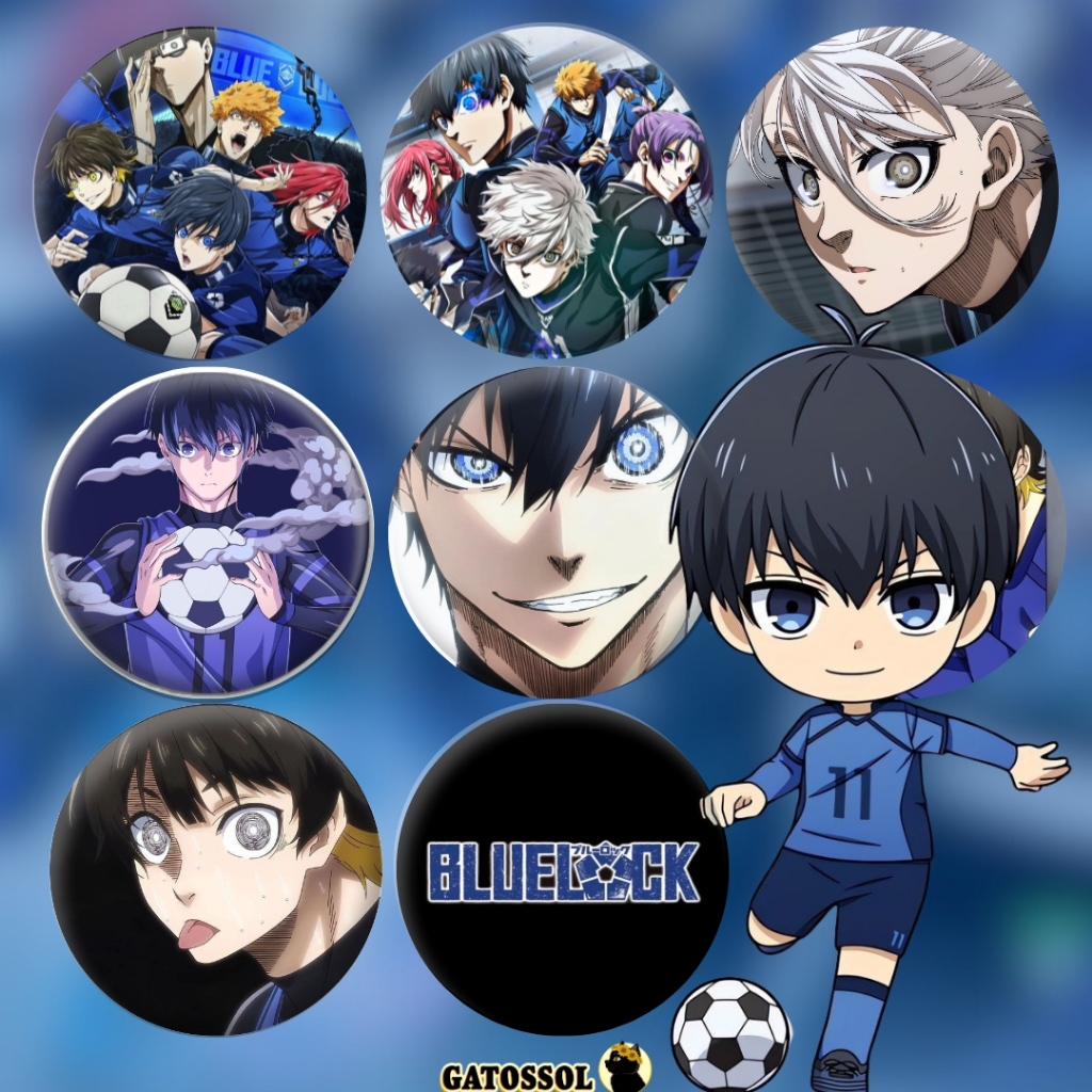 Bottons Blue Lock 4,5 cm ANIME MANGA GEEK NERD- Bottom/botton/Boton ...
