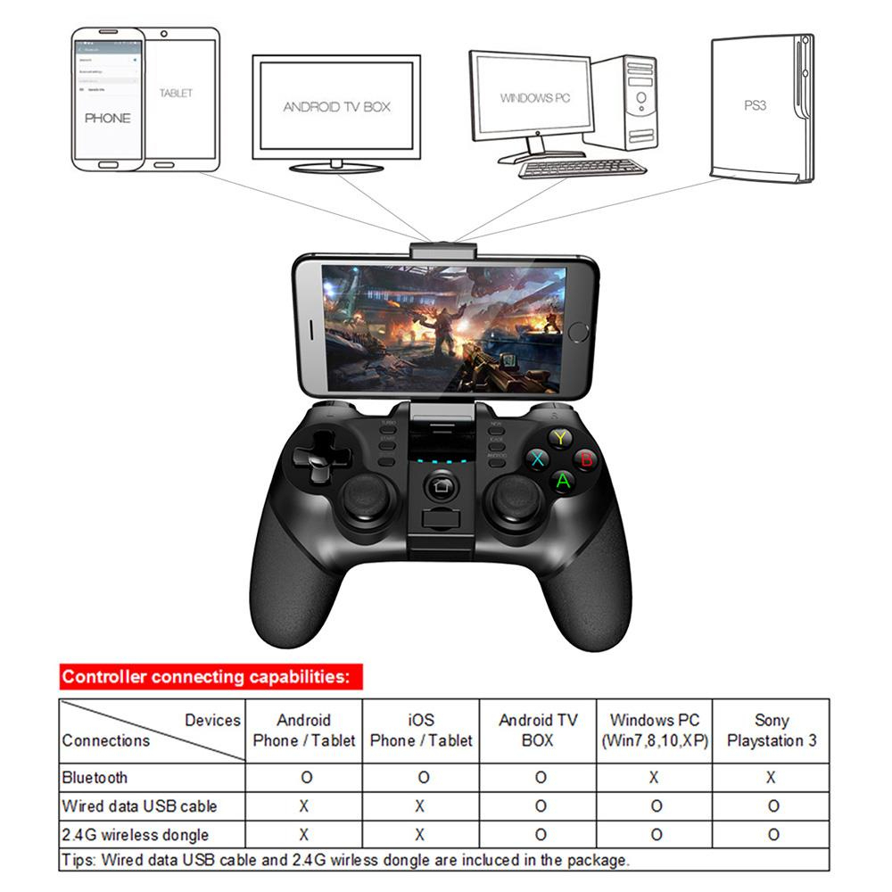 Controle Joystick Ipega 9076 Original Bluetooth Celular Pc Ps3 | Shopee ...