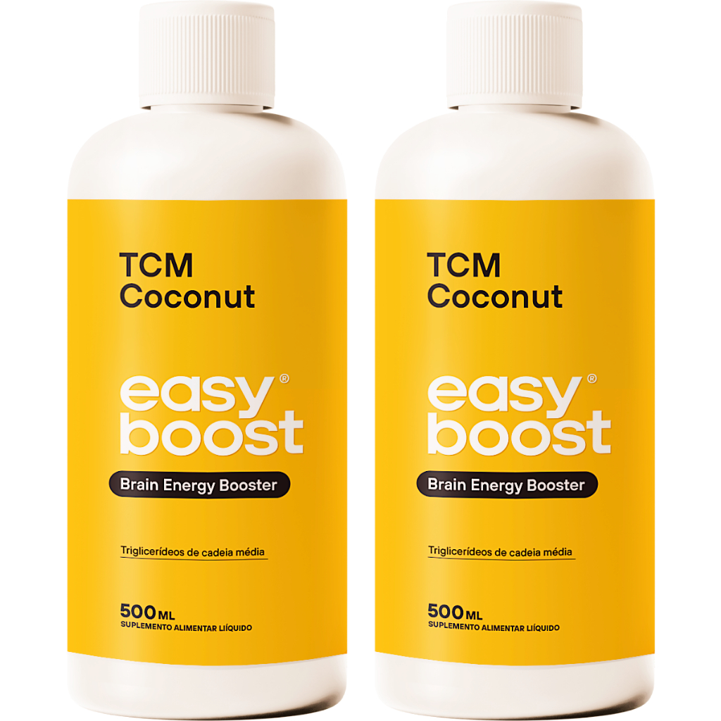 Óleo Coconut Tcm Easy Boost Mct 100% Do Coco Kit 2x 1000ml | Shopee Brasil
