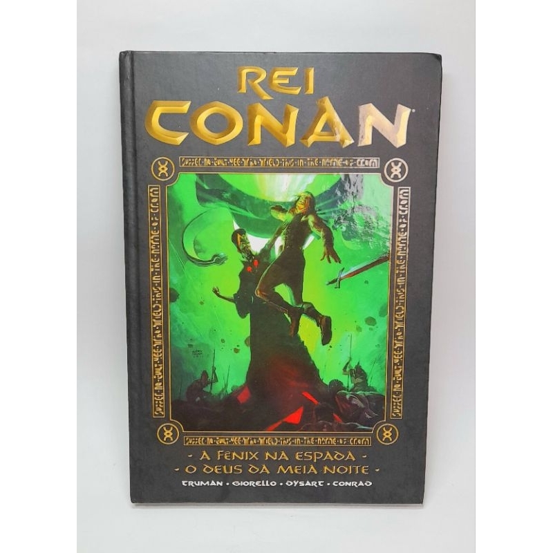 Rei conan A fenix na espada O Deus da meia noite editora Mythos capa ...