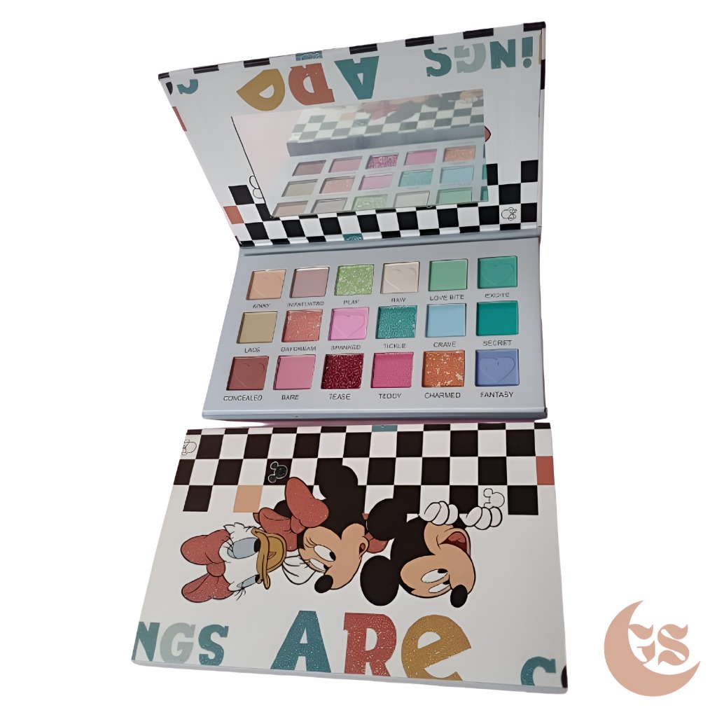 Paleta Infantil Mickey Mouse 18 Cores Paleta de Maquiagem Produtos de ...