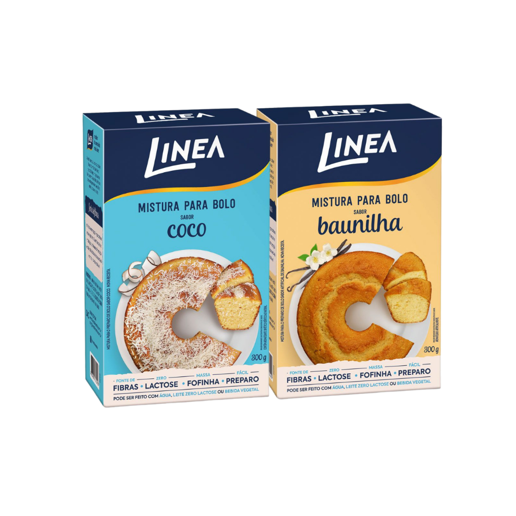 KIT LINEA BOLO COCO + BOLO BAUNILHA VENC PROX 300G | Shopee Brasil