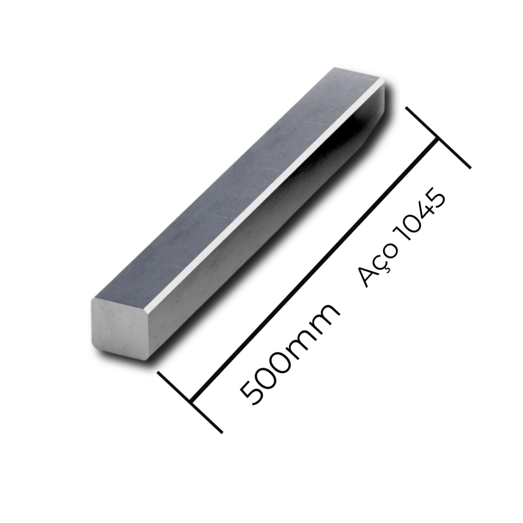 Chaveta Quadrada Aço 1045 06x06x500 1 Peça | Shopee Brasil