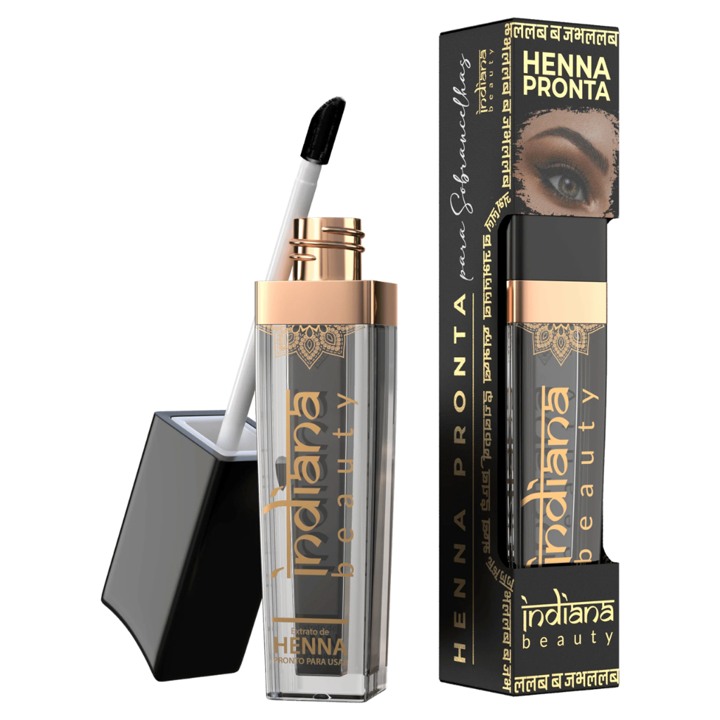 Henna Pronta Indiana Beauty 4,5g Design de Sombracelhas | Shopee Brasil