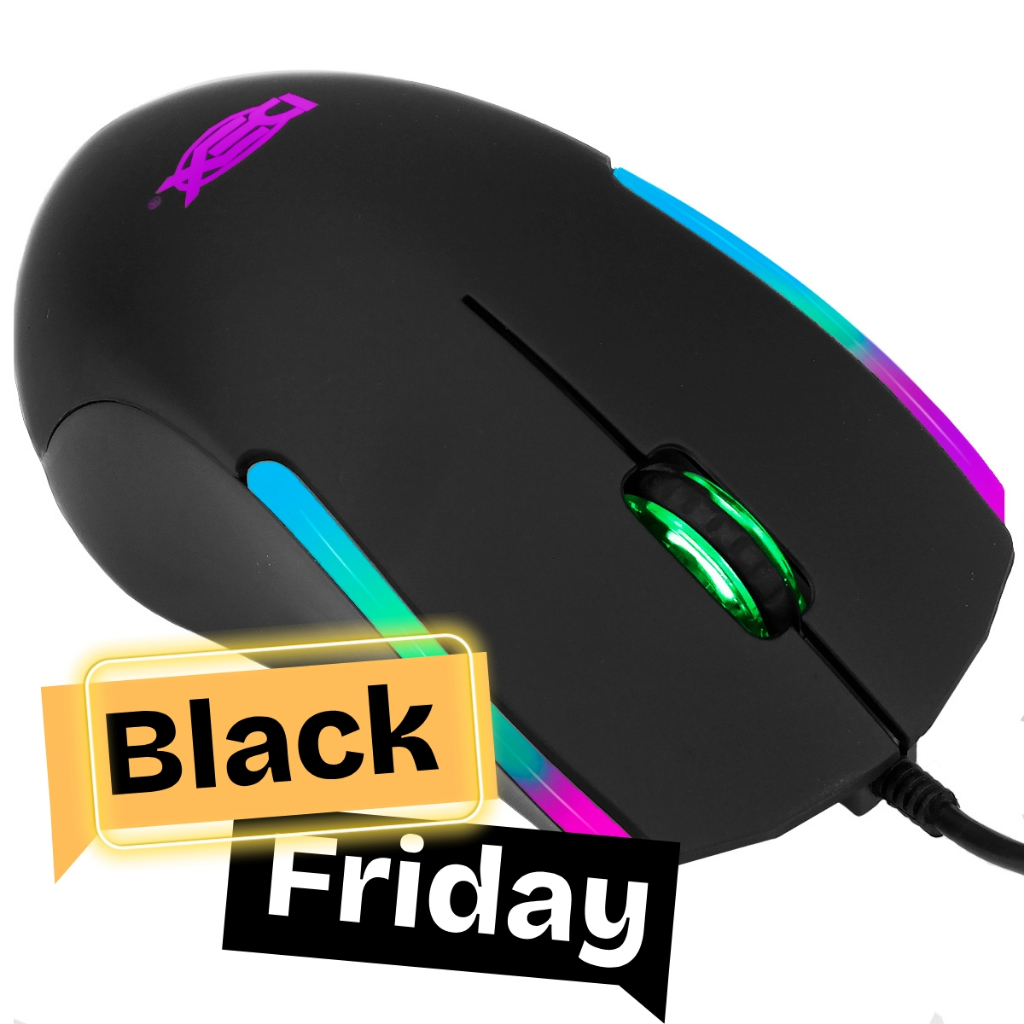 Mouse Gamer Led Rgb Usb 1000 Dpi | Shopee Brasil