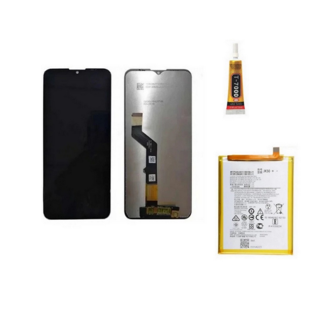Frontal Tela Display Lcd Touch Para Moto G9 Play Xt2083 + Bateria JK50 ...