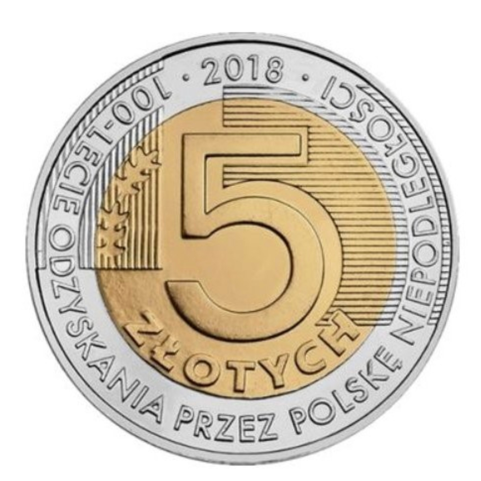 Moeda da Polônia - 5 Zlotych | Shopee Brasil