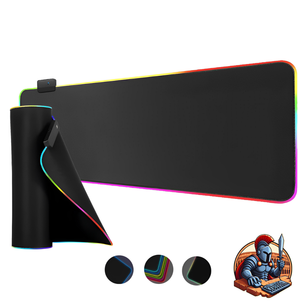 Mouse Pad Gamer com Led RGB Grande 800x300mm | Shopee Brasil