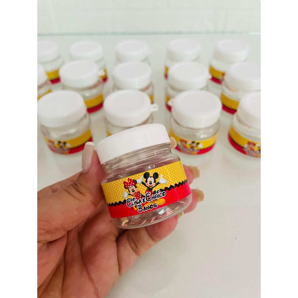 20 Potinhos Nutella personalizado com tema (Escolha seu tema) | Shopee ...
