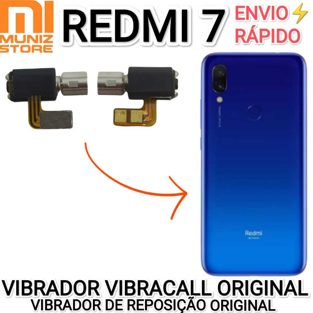 Vibracall Redmi 7 Vibrador 100% Original Vibra de Reposição Vibra Call ...