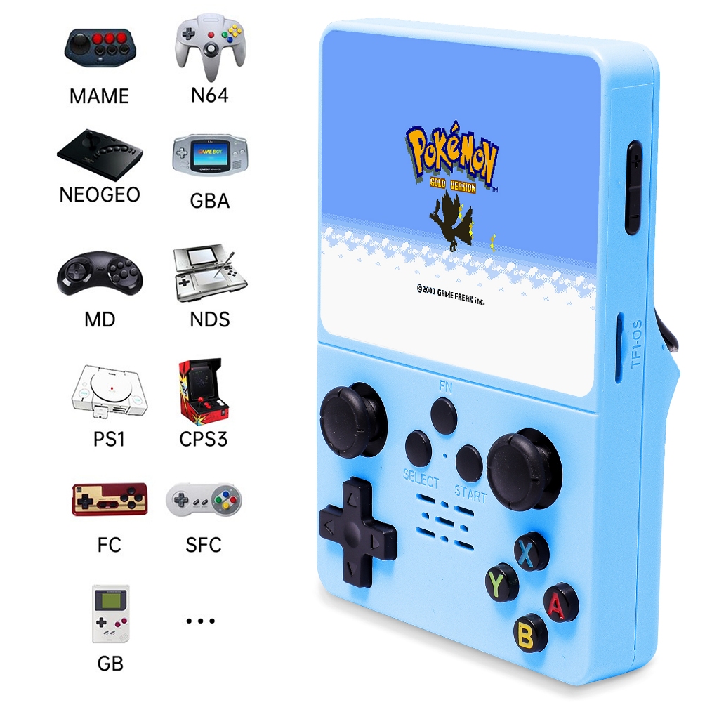 Console Portátil R35s Com Mais de 15.000 Jogos Tela IPS 3.5 Polegadas ...