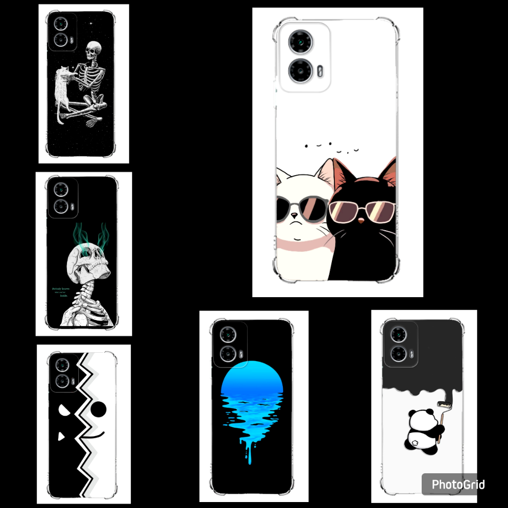Capa MOTOROLA G35,G55,G85, G75 Desenhos Variados Panda, Gato, Caveira ...