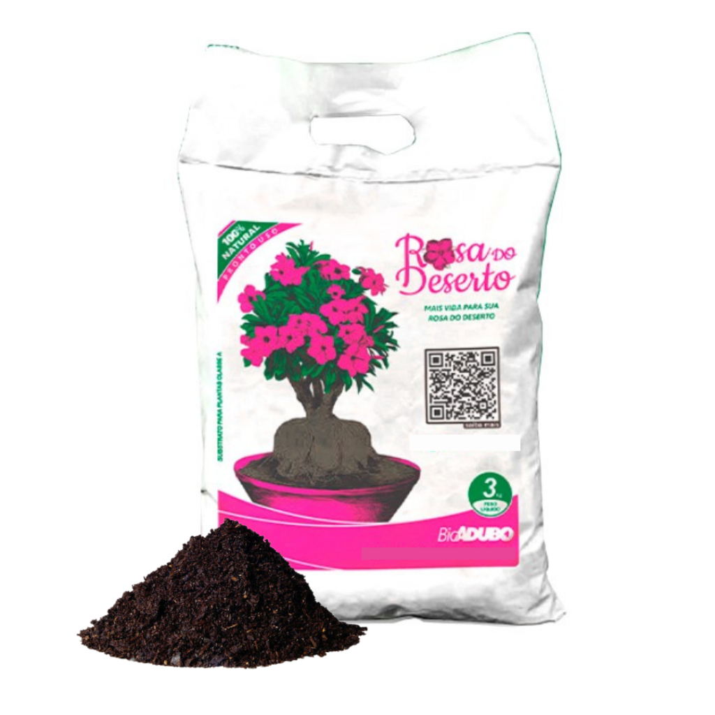 Substrato 3 Kg p/ Rosas do Deserto Bioadubo Pronto Uso | Shopee Brasil