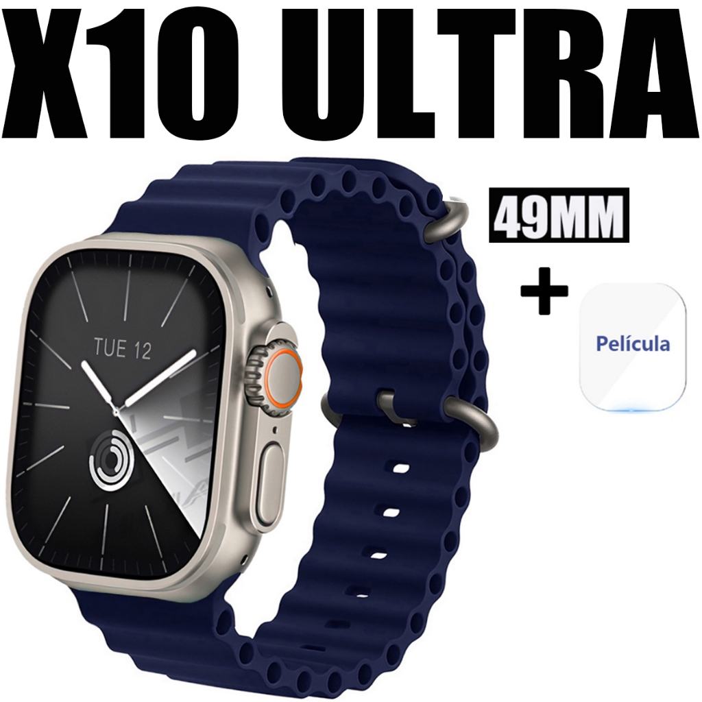 2024 Smartwatch T10 Ultra 2 2024 Nova Série 9 SmartWatch 2.09 Inch HD 49mm Bluetooth Com ...