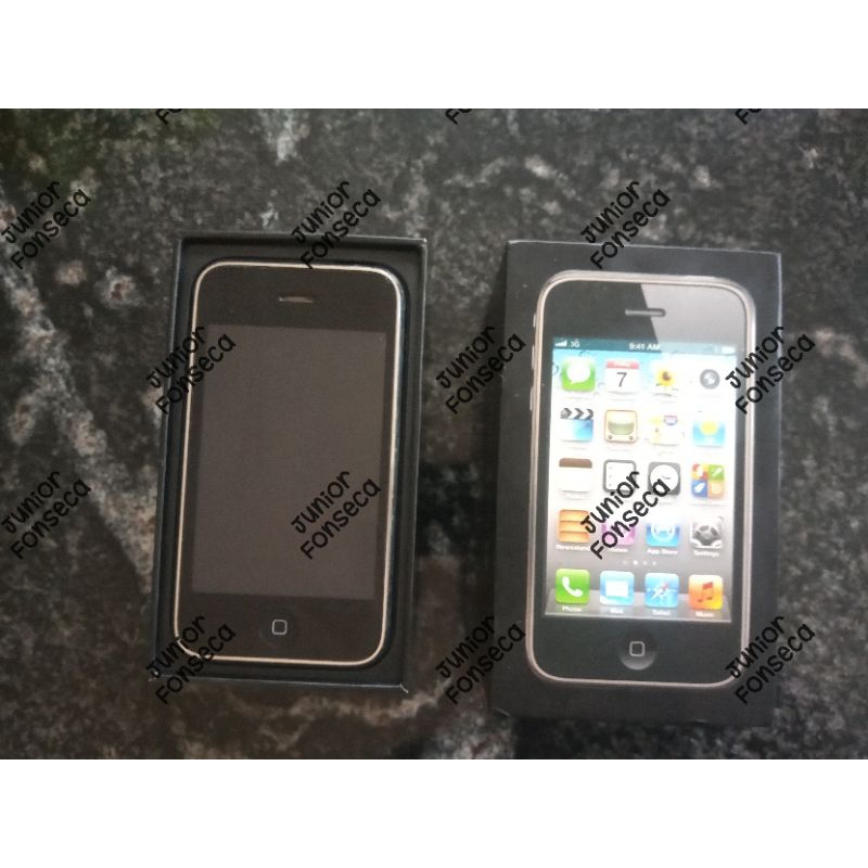 Apple iPhone 3GS 8Gb Black ( Anatel ) + Caixa com documentação + Cabo ...