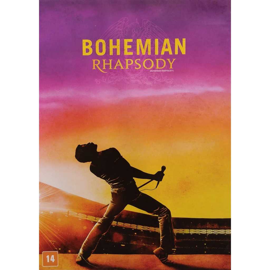 Bohemian Rhapsody Dvd Queen Freddie Mercury Rami Malek | Shopee Brasil