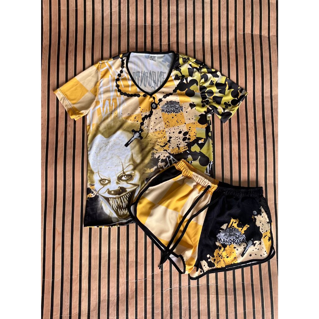 Kit Feminino Império Mandrake Cria de Quebrada Favela babylook + Short ...