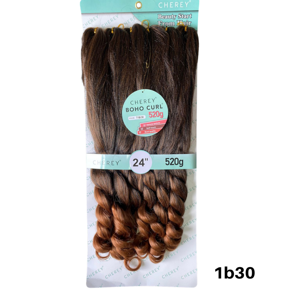 Cabelo P Trança Boho French Curl Chrey Jumbo Com Cachos 520g | Shopee ...