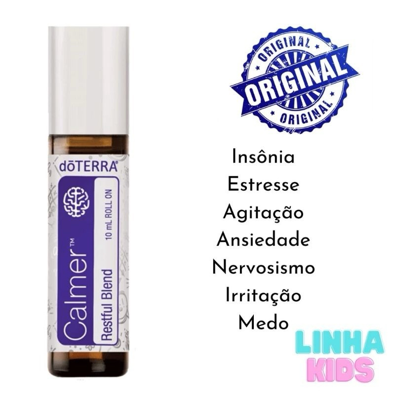 Calmer 10ml Roll on óleo essencial - Mix calmante | Shopee Brasil